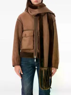 VEGANCODE Scarf-detail Reversible Coat