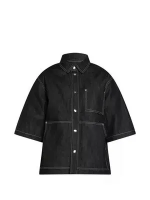 PURPLE BRAND Raw-denim Workwear Shirt