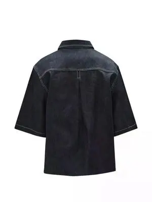 PURPLE BRAND Raw-denim Workwear Shirt