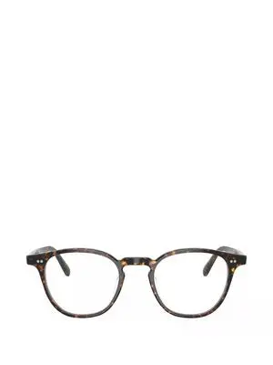 Oliver Spencer Edmin Atago Round-frame Glasses - Brown