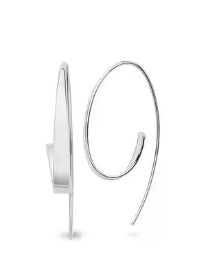 Skagen Kariana Sculptural Hoop Earrings - Silver