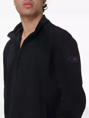 Peuterey Quarter-zip Logo-patch Sweatshirt