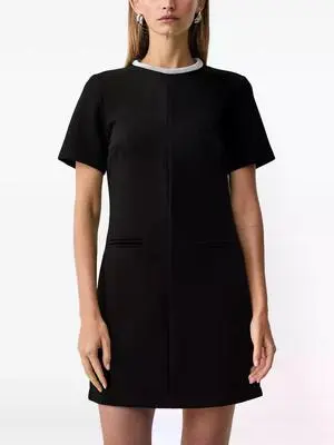 SILVIAN HEACH Crystal-embellished Short-sleeve Mini Dress