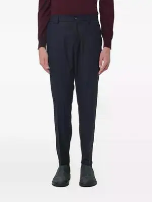 SIVIGLIA Elasticated-waistband Tailored Trousers - Blue
