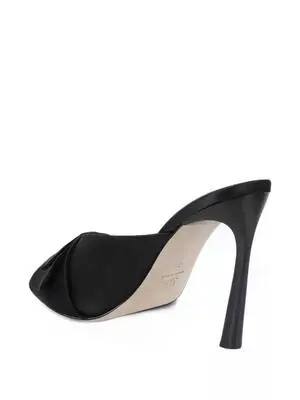 Ermanno Scervino Knotted Peep-toe Heeled Sandals