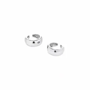 LAGOMIST Coffee Bean Ear Cuffs - Silver