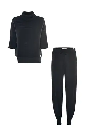 YOU LOOK PERFECT Merino Loungewear Set, Pullover Bailey & Pants Bella