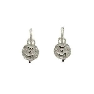 CLAIRE HILL DESIGNS Know Your Worth Huggie Hoops Silver