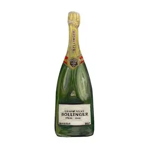 JOHANNA FLEMING Bollinger Champagne Fine Art Print A3 - Brown/black/grey