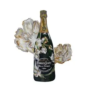 JOHANNA FLEMING Neutrals/ Perrier-jouët Belle Epoque Fine Art Print A4 2022 - Black/grey