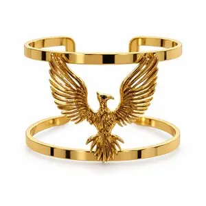 JAGGED HALO JEWELRY Phoenix Adjustable -filled Cuff - Gold