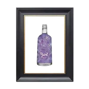 JOHANNA FLEMING Boe Gin Fine Art Print A5 - White/silver