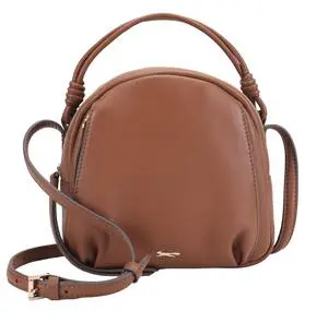 Paul Costelloe Pia Leather Crossbody Bag - Brown