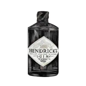 JOHANNA FLEMING Neutrals/ Hendricks Gin Fine Art Print A4 - Black/white