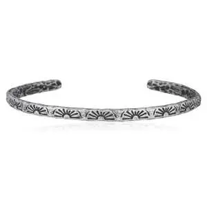 CARTOGRAPHY Dawn: Sterling Silver Sunrise Cuff
