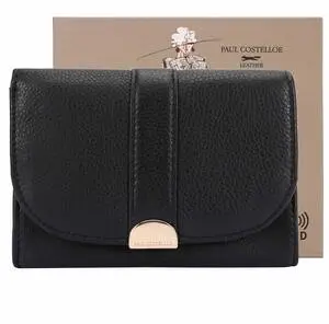 Paul Costelloe Kate Leather Purse - Black