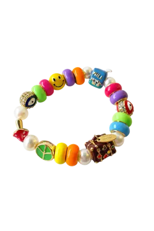 MILLIE MADNESS Color Crush Charm Bracelet
