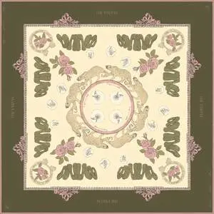 MARIA RO Jaguar Serpent & Rose. Olive Silk Twill Scarf - Green