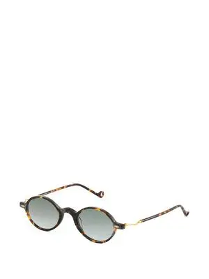 EYEPETIZER Dosan Round-frame Sunglasses - Brown