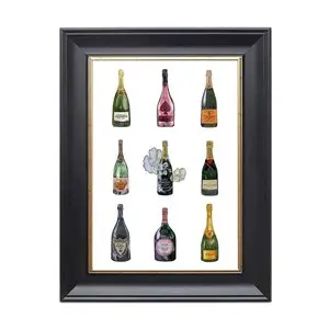 JOHANNA FLEMING Neutrals/ Champagne Creation Fine Art Print A5 - Silver/gold