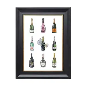 JOHANNA FLEMING Champagne Collection, Fine Art Print A3 - White