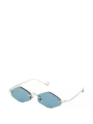EYEPETIZER Dunmore Geometric-frame Sunglasses - Silver