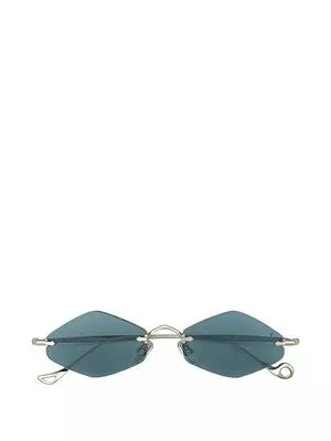 EYEPETIZER Dunmore Geometric-frame Sunglasses - Silver