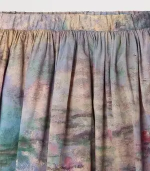 Bonpoint X Moma Cotton Pleated Skirt