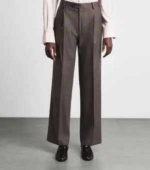 Sandro Wool Tailored Trousers