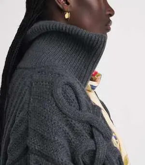 Etro Wool-blend Zip-up Cardigan