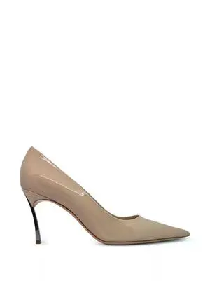 Casadei Blade Leather Pumps - Neutrals