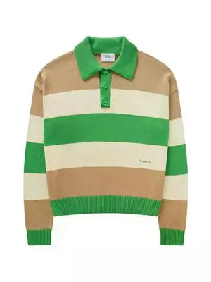 Axel Arigato Marine Striped Polo Shirt - Green