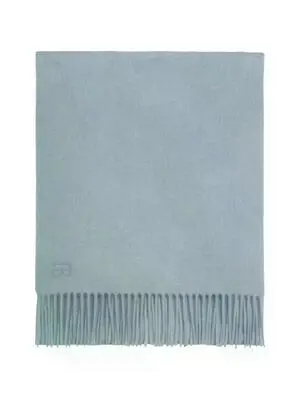 Eric Bompard Origines Fringed Scarf - Blue
