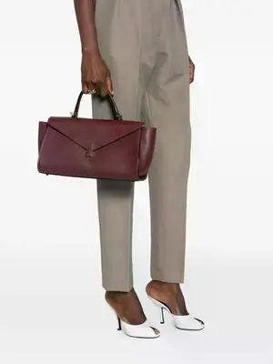 VALEXTRA Medium Iside Leather Tote Bag