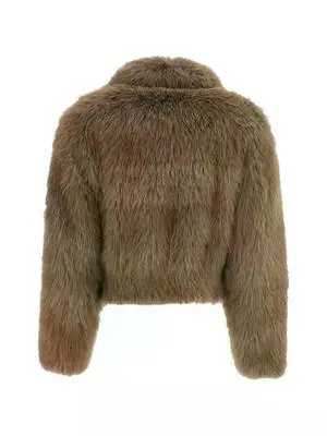STAND STUDIO Faux-fur Cropped Coat