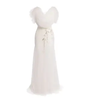 SANDRA MANSOUR Faint Halo Gown