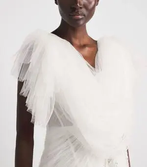 SANDRA MANSOUR Faint Halo Gown