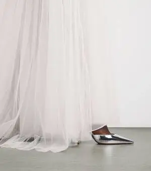 SANDRA MANSOUR Faint Halo Gown