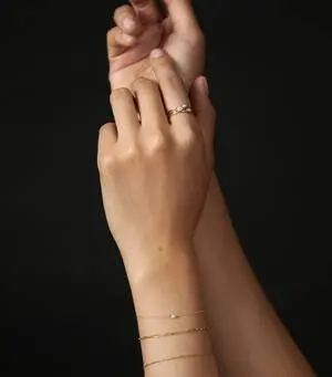 Monica Vinader Yellow Mini Paperclip Bracelet