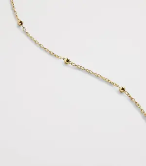 Monica Vinader Yellow Beaded Chain Bracelet