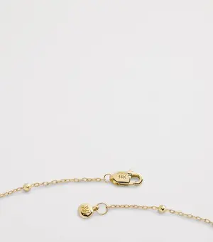 Monica Vinader Yellow Beaded Chain Bracelet