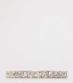 Monica Vinader Yellow And Diamond Eternity Ring