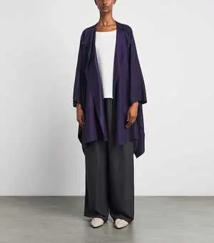 Eskandar Silk Plissé Jacket