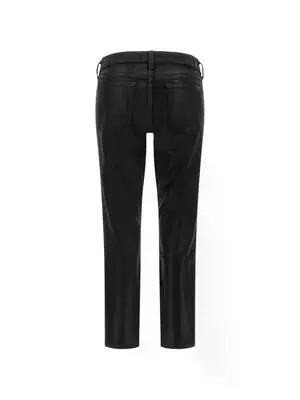 7 For All Mankind Leather-effect Coated Jeans