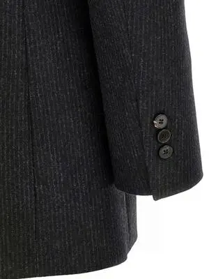 Alberto Biani America Pinstripe Wool Blazer