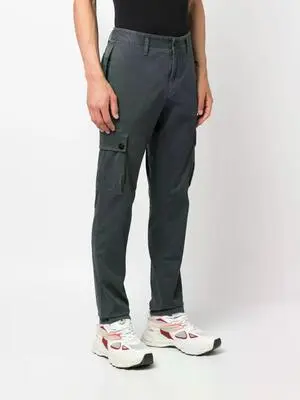 Stone Island Compass-patch Straight-leg Trousers
