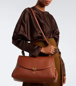 FERRAGAMO Sofia Large Leather Shoulder Bag