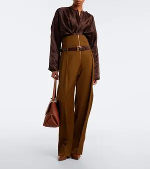FERRAGAMO Sofia Large Leather Shoulder Bag