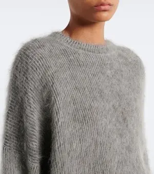 Brunello Cucinelli Mohair And Wool-blend Sweater