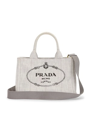 Prada Canapa Tote Bag - White